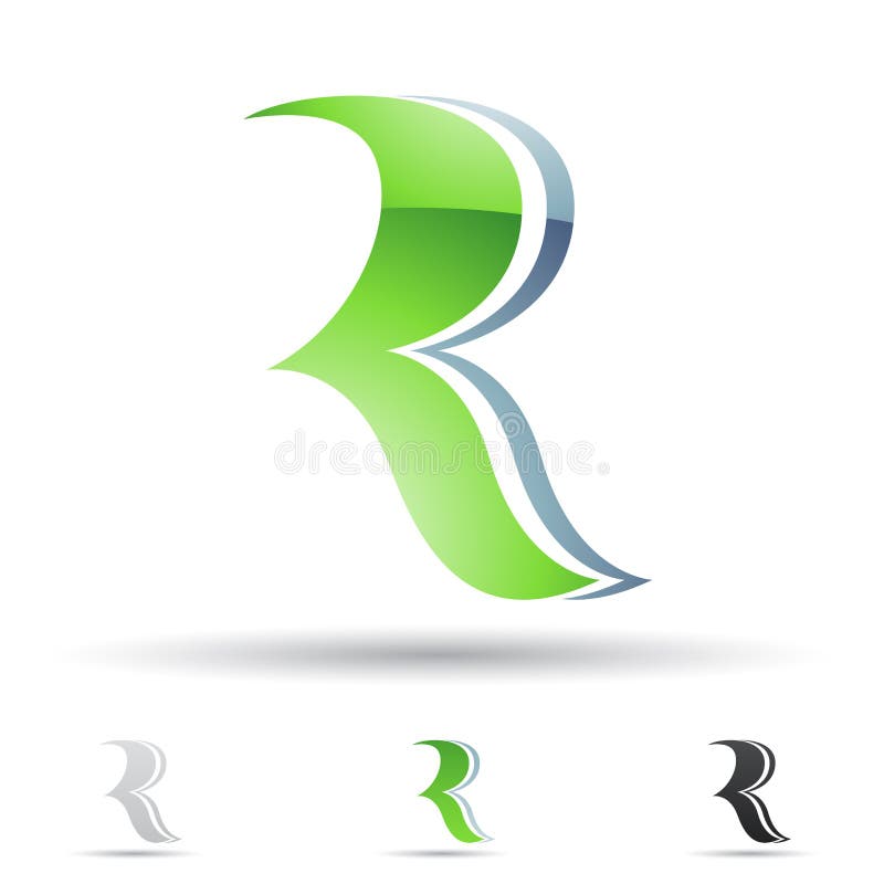 Beautiful Ornament, Letter R Stock Vector - Illustration of isolated ...