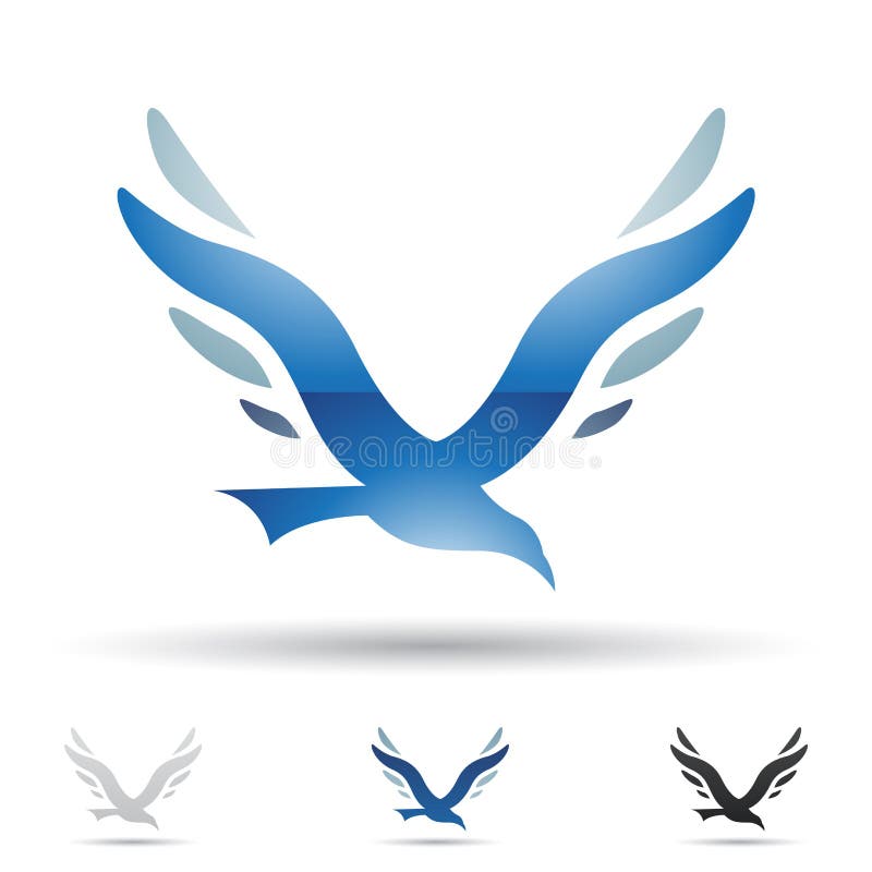 Vector birds icons stock vector. Illustration of heraldic - 25649648