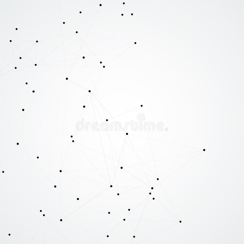 Abstract Icon with Network Dots. Art Element. Vector Icon. Social ...