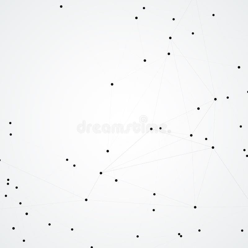 Abstract Icon with Network Dots. Art Element. Vector Icon. Social ...
