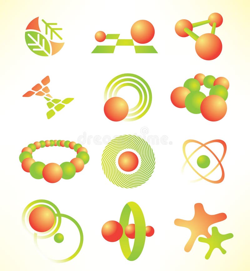 Abstract icons stock vector. Illustration of splash, dots - 8358225