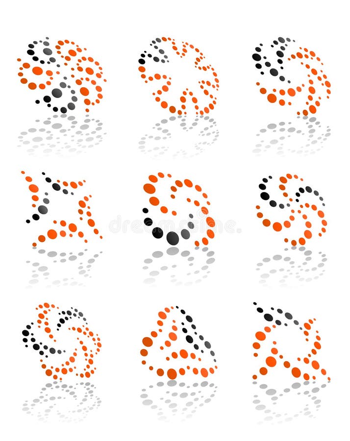 Abstract icons and symbols stock vector. Illustration of isolated ...