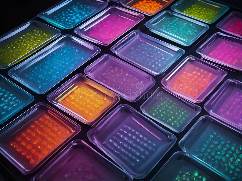 Multicolor Microplate Stock Illustrations – 1 Multicolor Microplate ...