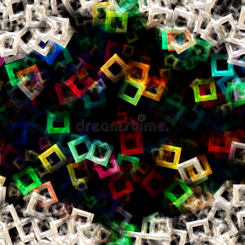 Abstract Illustrated Glass Background Objects Stock Photo - Image of ...