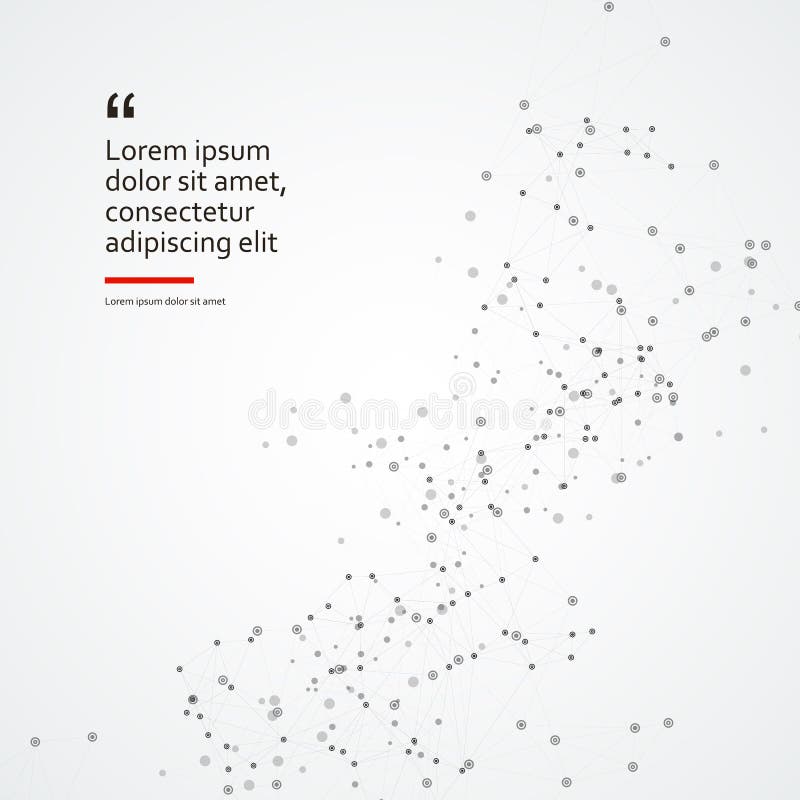 Abstract Illustration with Abstract Connect Lines for Wallpaper Design ...