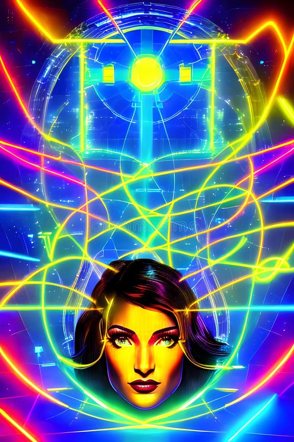 Female Android 3d Illustration Stock Illustration - Illustration of ...