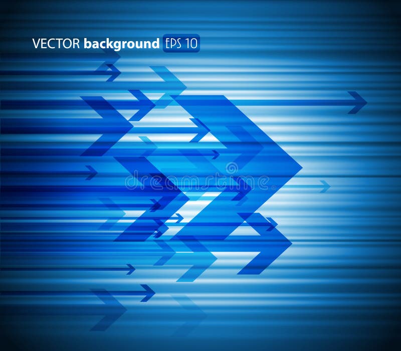 Abstract Illustration with Arrows. Stock Vector - Illustration of ...