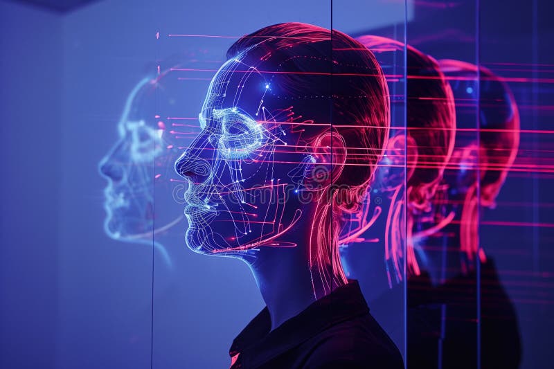 Abstract Illustration Artificial Intelligence Digital Vibrant Exposure ...