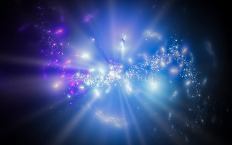 Blue Quasar stock illustration. Illustration of hole, galactic - 8670187