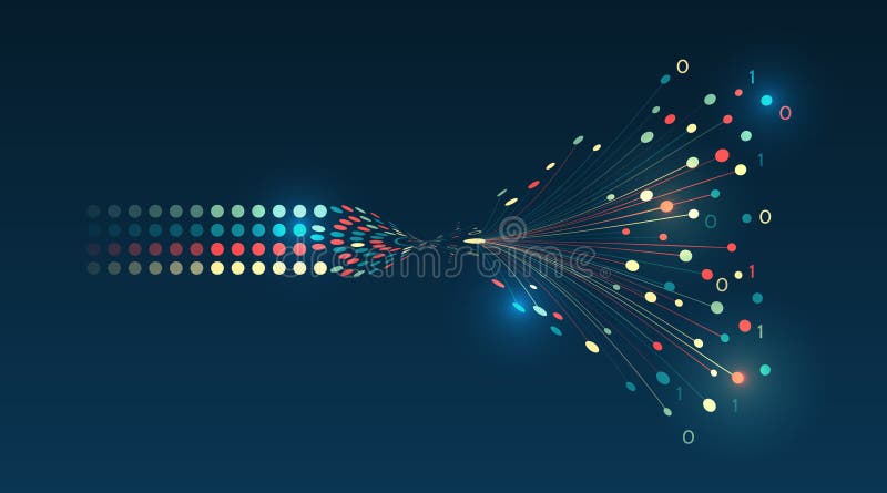 Big Data Binary Code Flow Numbers Stock Illustrations – 1,238 Big Data ...