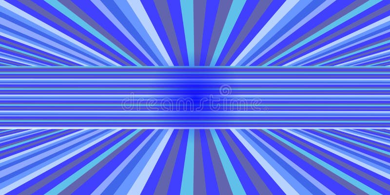 Abstract Illustration Blue Background. the Lines Spread Out from the ...
