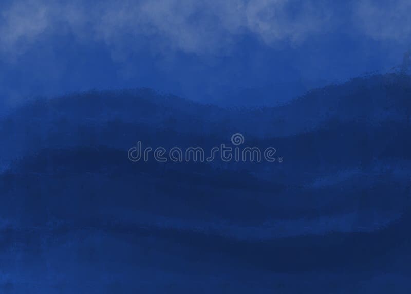 Abstract Illustration of Blue Sky and Cloudy Sky Background Stock ...