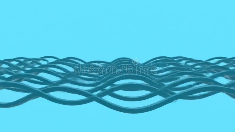Abstract Blue Water Waves Seamless Pattern Illustration Design ...