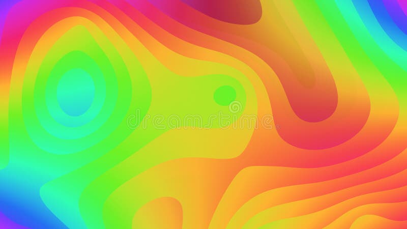 Abstract Illustration: Bright Multi-colored Spots Gradient Painted in ...