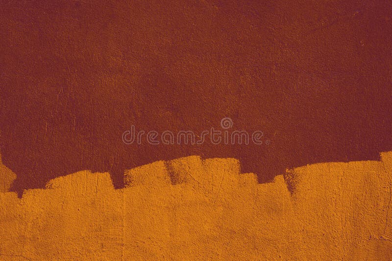 Abstract Illustration of Brown and Orange Split Wall Background Stock ...