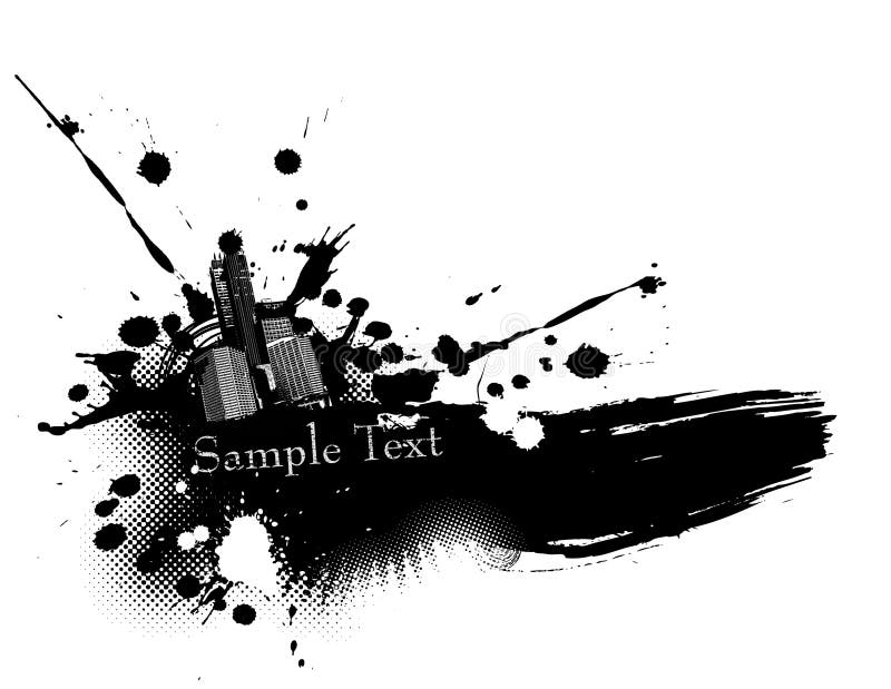 Line Drawing Chaotic City - Vector Stock Vector - Illustration of ...