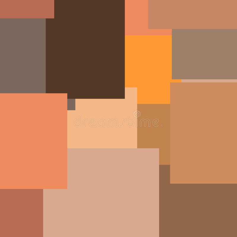 Abstract Illustration. Colored Squares Stock Illustration ...