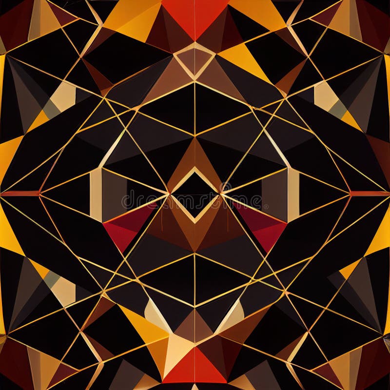 Abstract Illustration of Colorful Shapes and Textures Stock ...