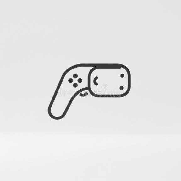 Abstract Illustration Combining Elements of a Video Game Controller and ...