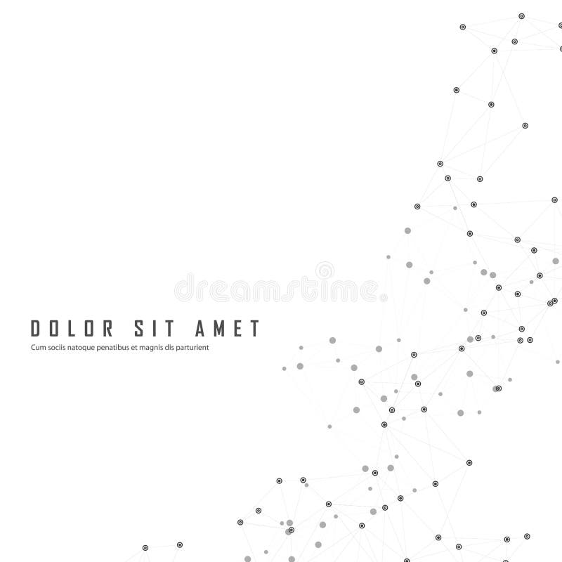 Abstract Illustration with Abstract Connect Lines for Wallpaper Design ...