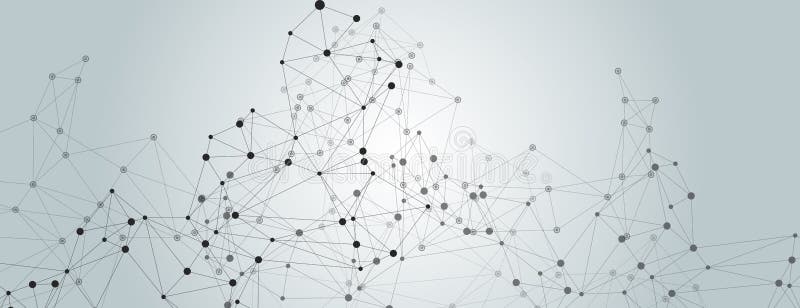 Abstract Illustration with Abstract Connect Lines for Wallpaper Design ...