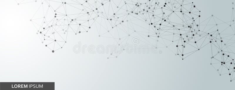 Abstract Illustration with Abstract Connect Lines for Wallpaper Design ...