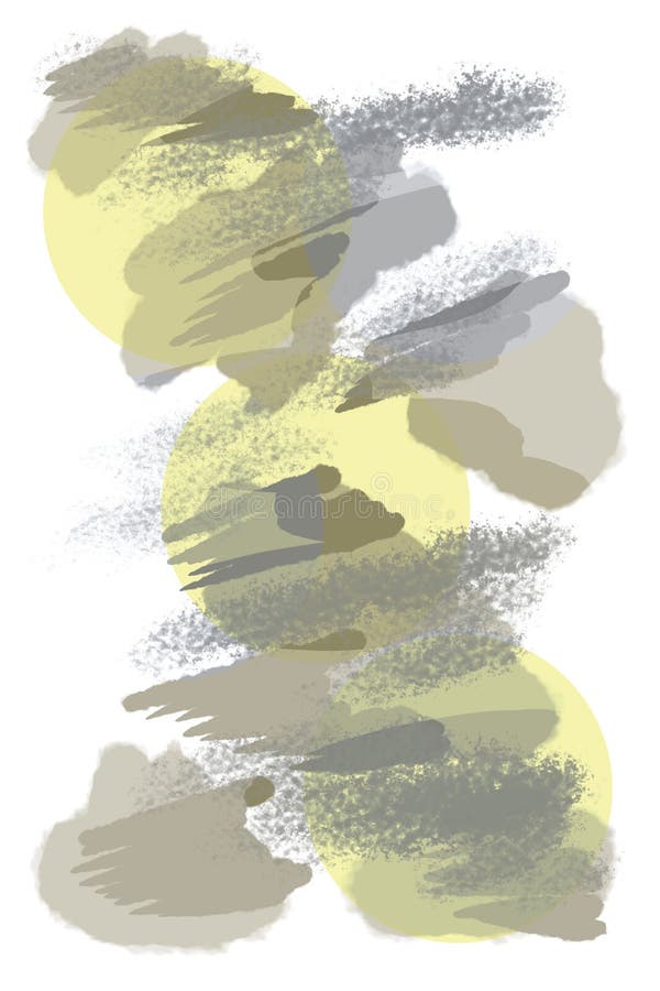 Abstract Illustration with Contemporary Shapes Stock Illustration ...