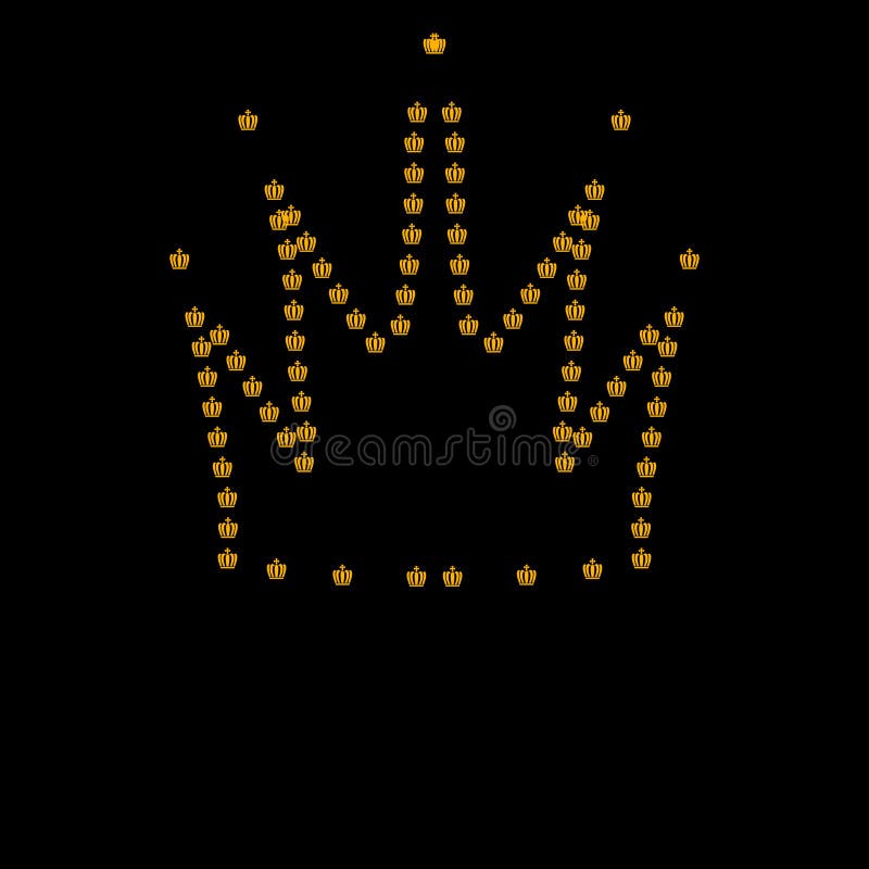 Abstract Illustration of the Crown. the Royal Crown. Decorative Crown ...
