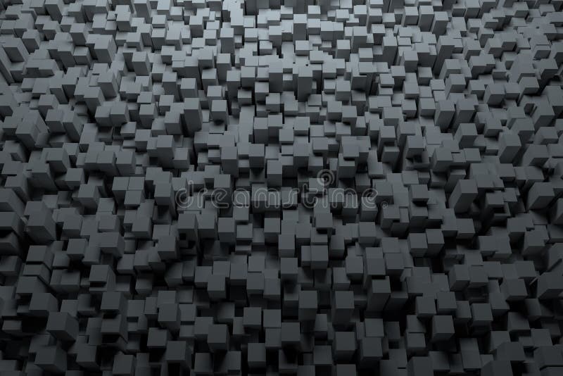 Grey blocks breaking away stock illustration. Illustration of bright ...