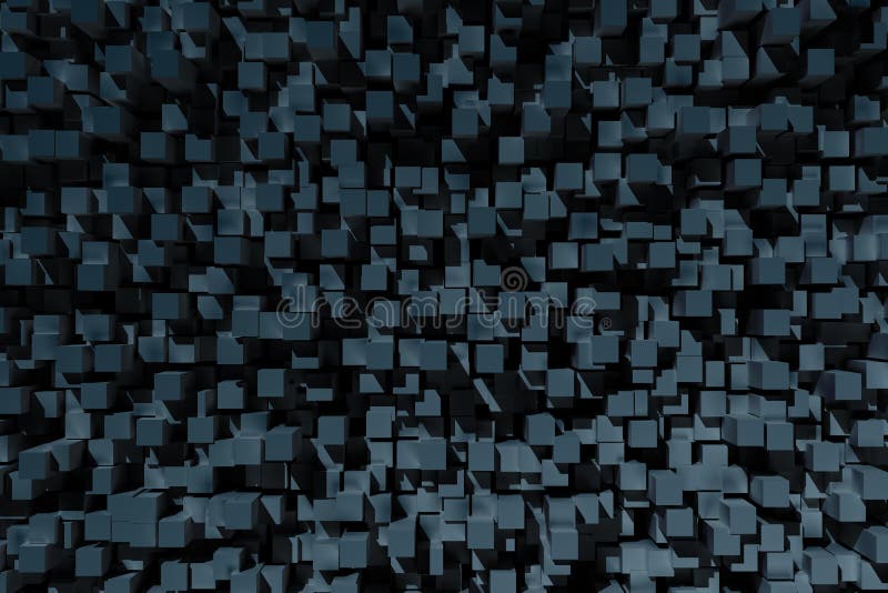 Grey blocks breaking away stock illustration. Illustration of bright ...