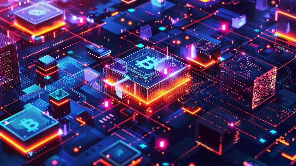 An Abstract Illustration of a Decentralized Exchange with Multiple ...