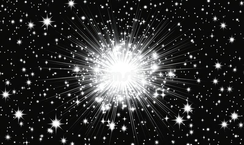Abstract Illustration Depicting Explosion Rays Burst Light Stock Photos ...