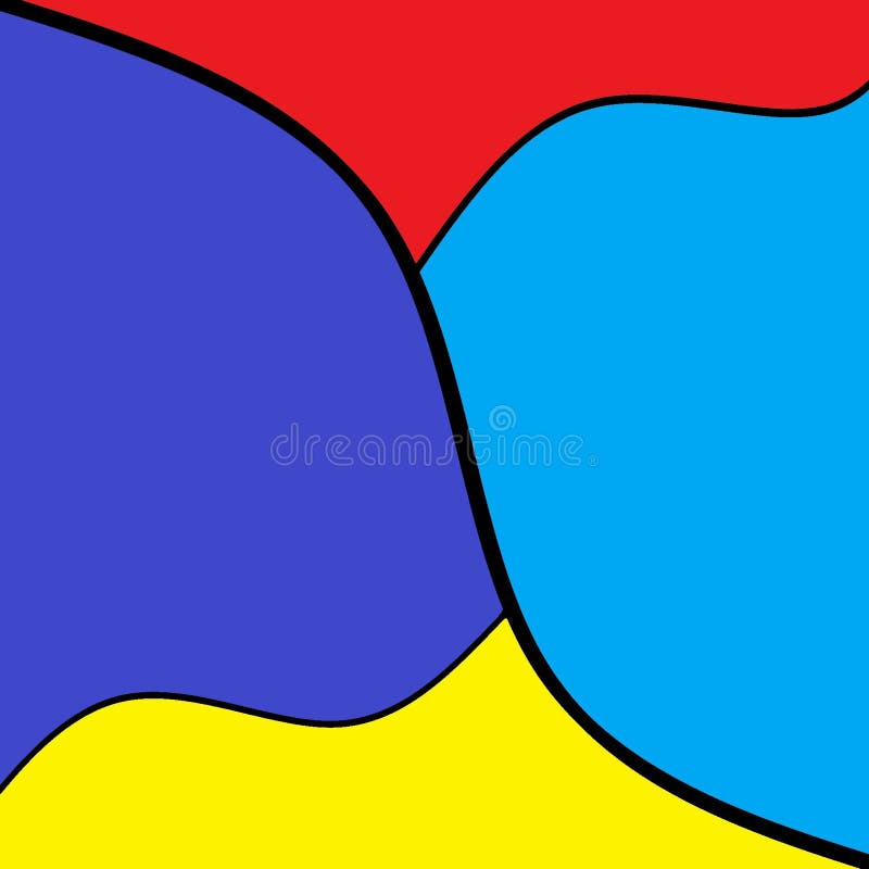 Abstract Illustration with Different Colors Stock Illustration ...