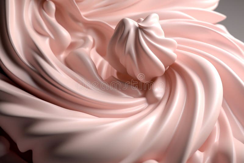 Abstract Illustration - Dynamic Colorful Cream Twirl, 3d Rendering ...
