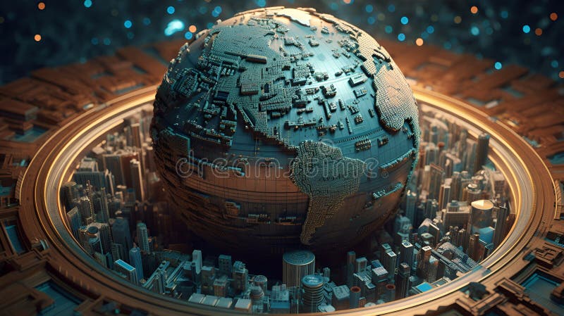 Worldwide Interconnectivity Stock Illustrations – 67 Worldwide ...