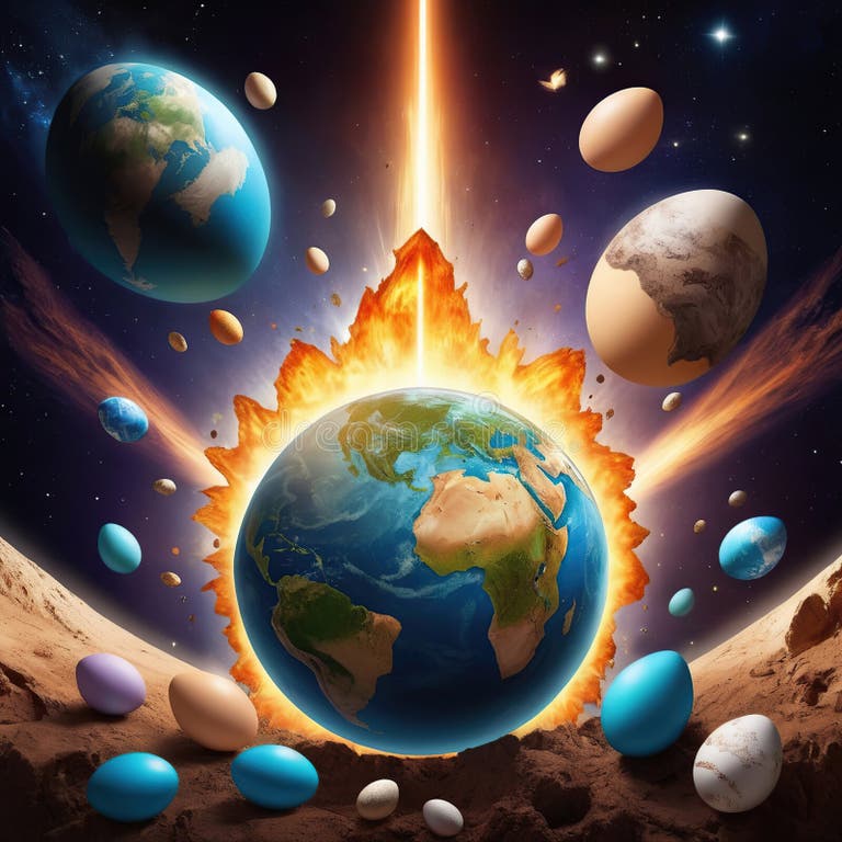 Abstract Illustration for the Easter Holiday. Stock Illustration ...