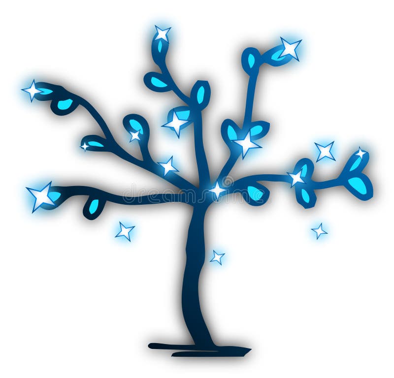 Abstract Illustration of Electricity Tree Stock Vector - Illustration ...