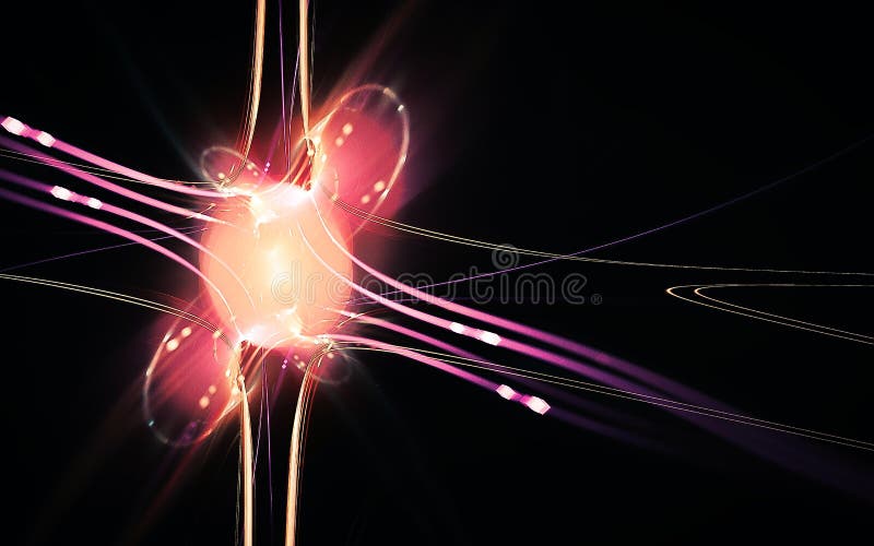 Fantastic rays stock image. Image of explosion, nature - 5382019