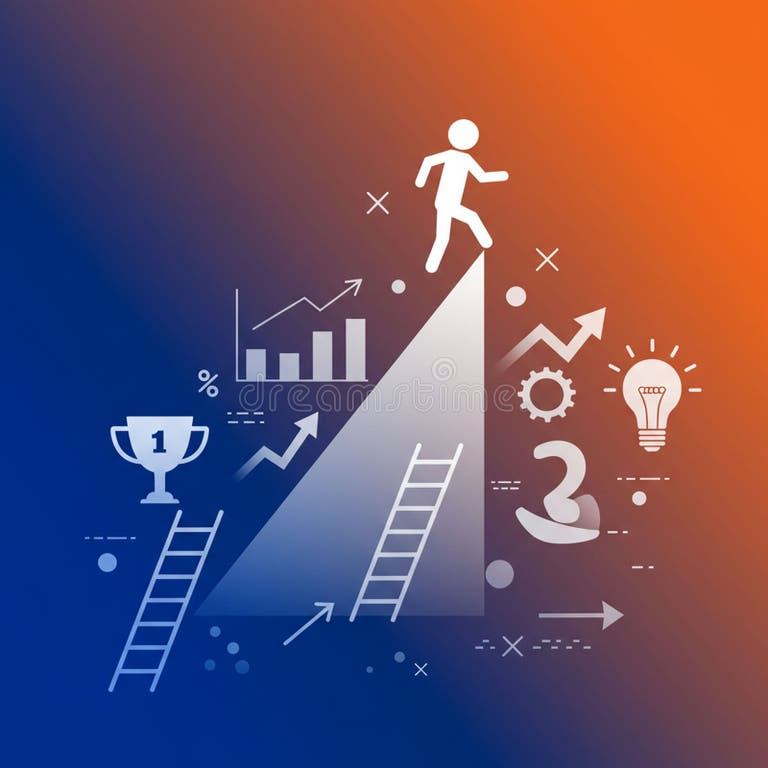 Abstract Illustration Features a White Human Stock Illustration ...