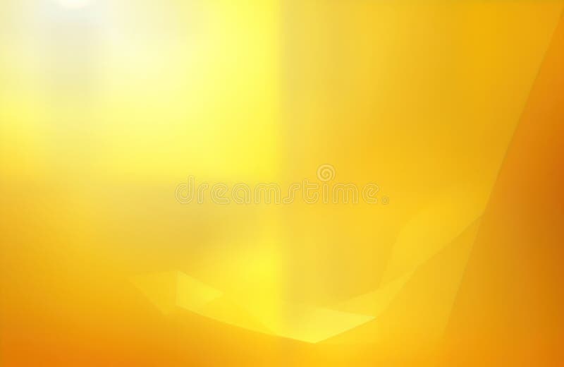 Abstract Illustration Featuring Bright Yellow Gradient Background ...