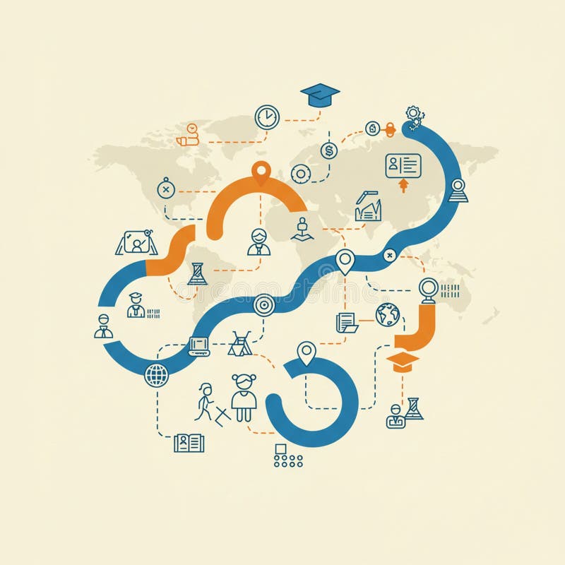 Pathways Link Stock Illustrations – 178 Pathways Link Stock ...