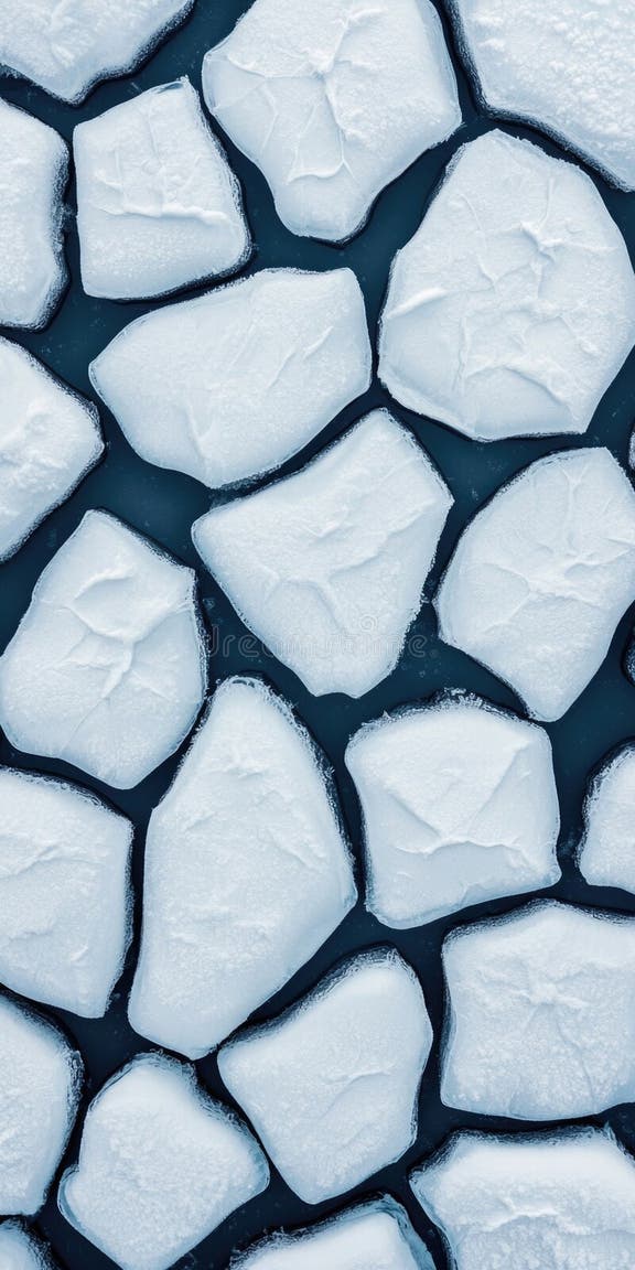 Abstract Illustration Featuring Ice Cracks with Space for Text Stock ...