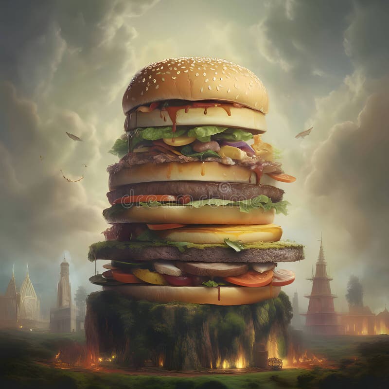 Colossal Burger Stock Illustrations – 9 Colossal Burger Stock ...