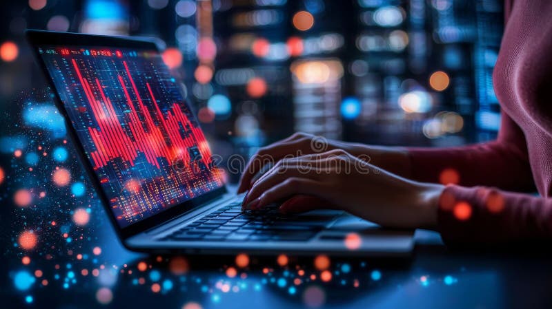 This Abstract Illustration Illustrates How Digital Transformation is ...