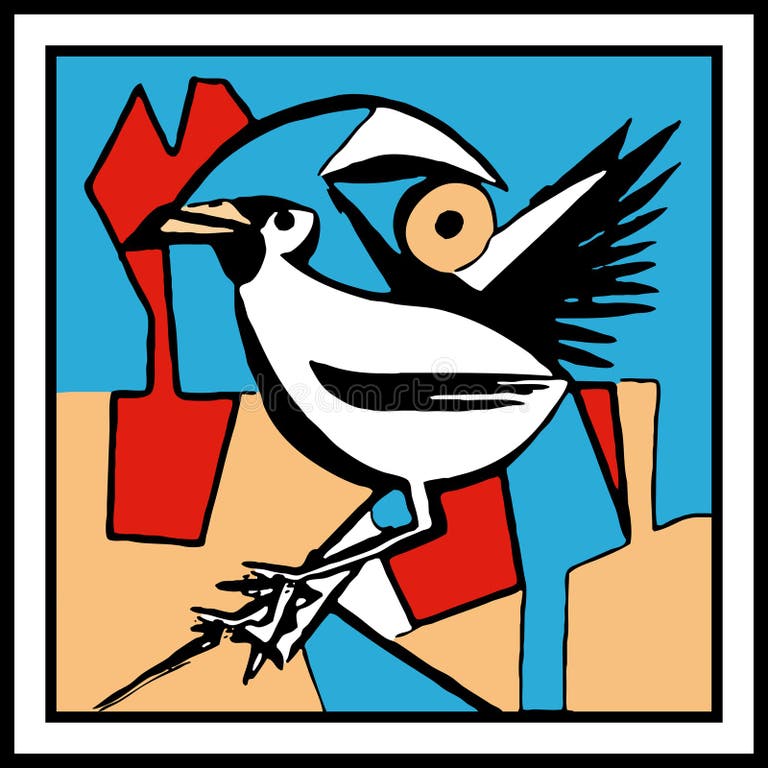 Abstract Illustration Inspired by the Work of Picasso. for Print ...