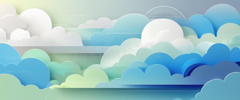 Abstract Gradient Cloudscape Background Stock Illustrations – 17,316 ...