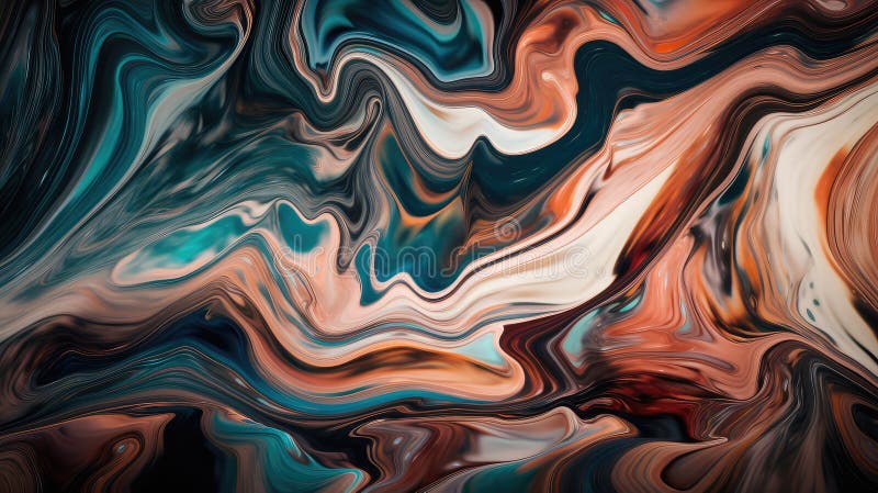 Abstract Illustration of a Marble Pattern, Creating a Blurry Pattern of ...