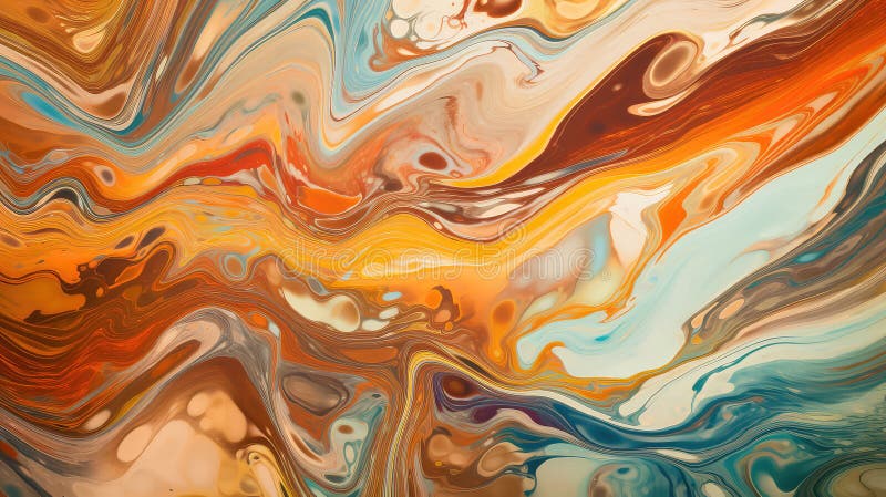 Abstract Illustration of a Marble Pattern, Creating a Blurry Pattern of ...