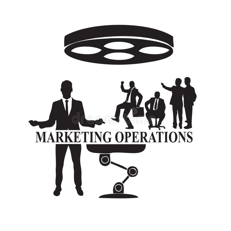Marketing Operations Linear Icons, Signs, Symbols Vector Line ...