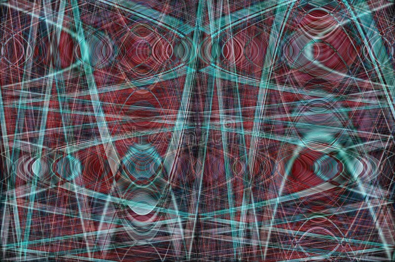 Abstract Illustration with Multi-colored Waving Lines Stock ...